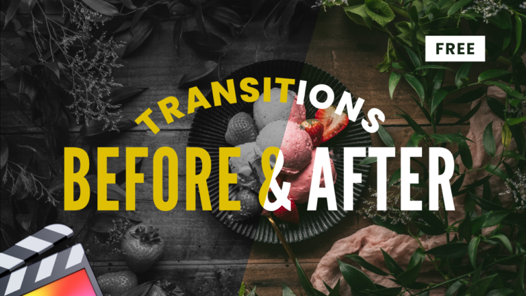 Before After Transitions FCP – Simple Video Making